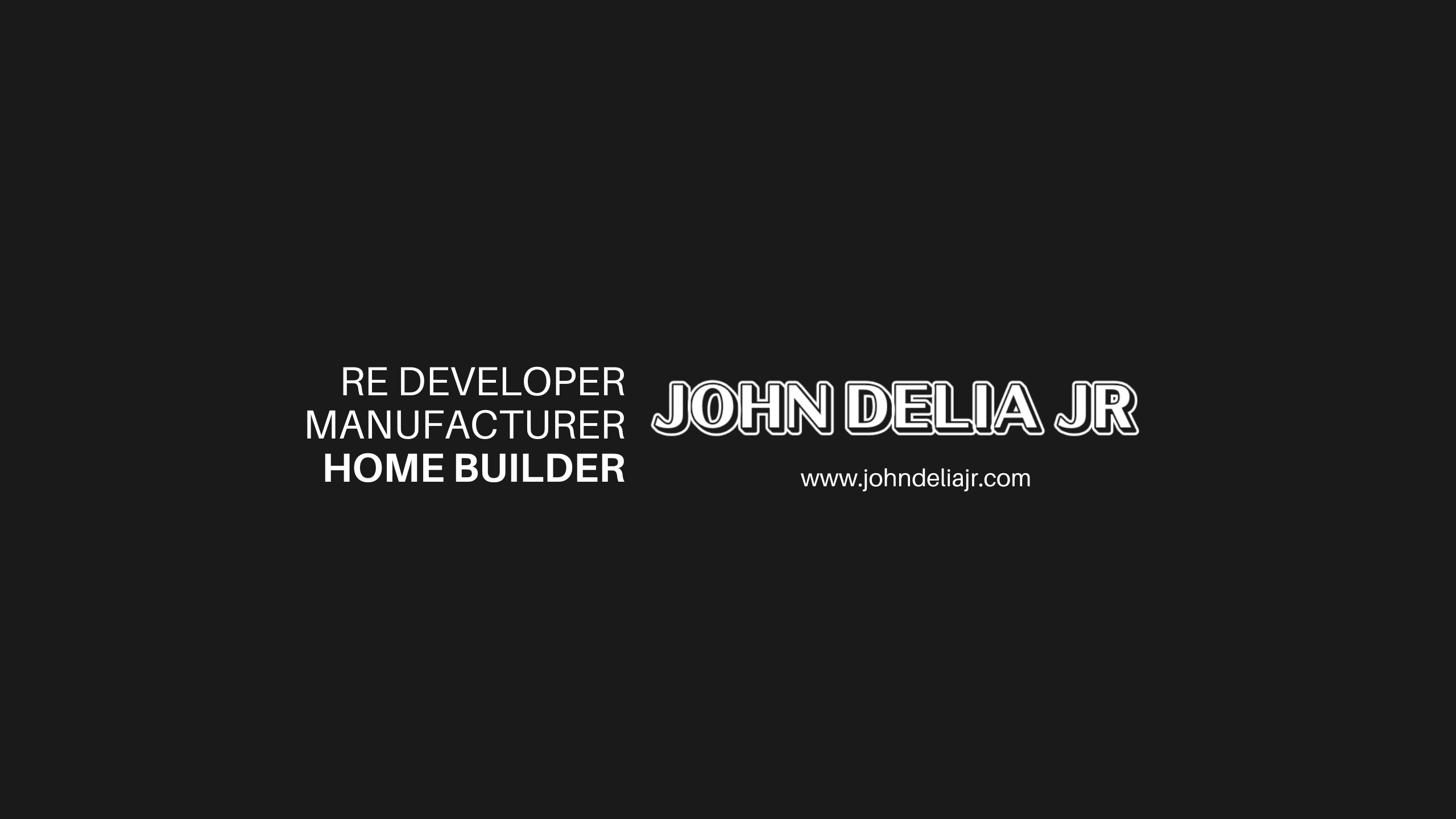 Homepage - John Delia Jr